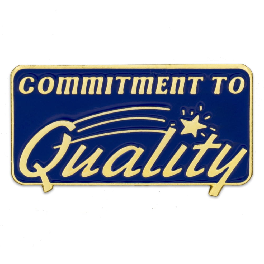 PinMart's Commitment to Quality Corporate Enamel Lapel Pin - Walmart.com
