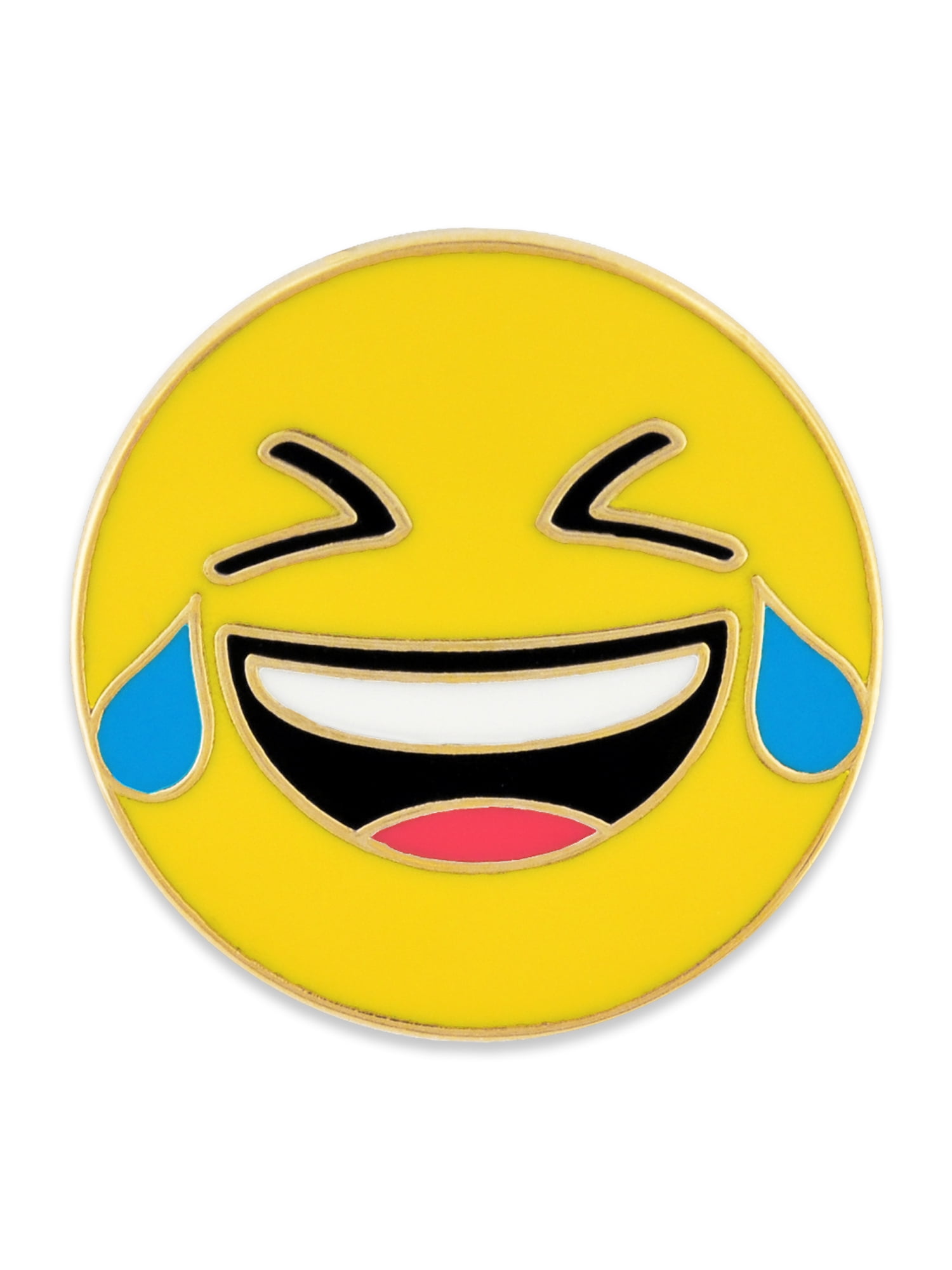 PinMart's Crying Laughing Hysterical LMAO Face Enamel Lapel Pin ...