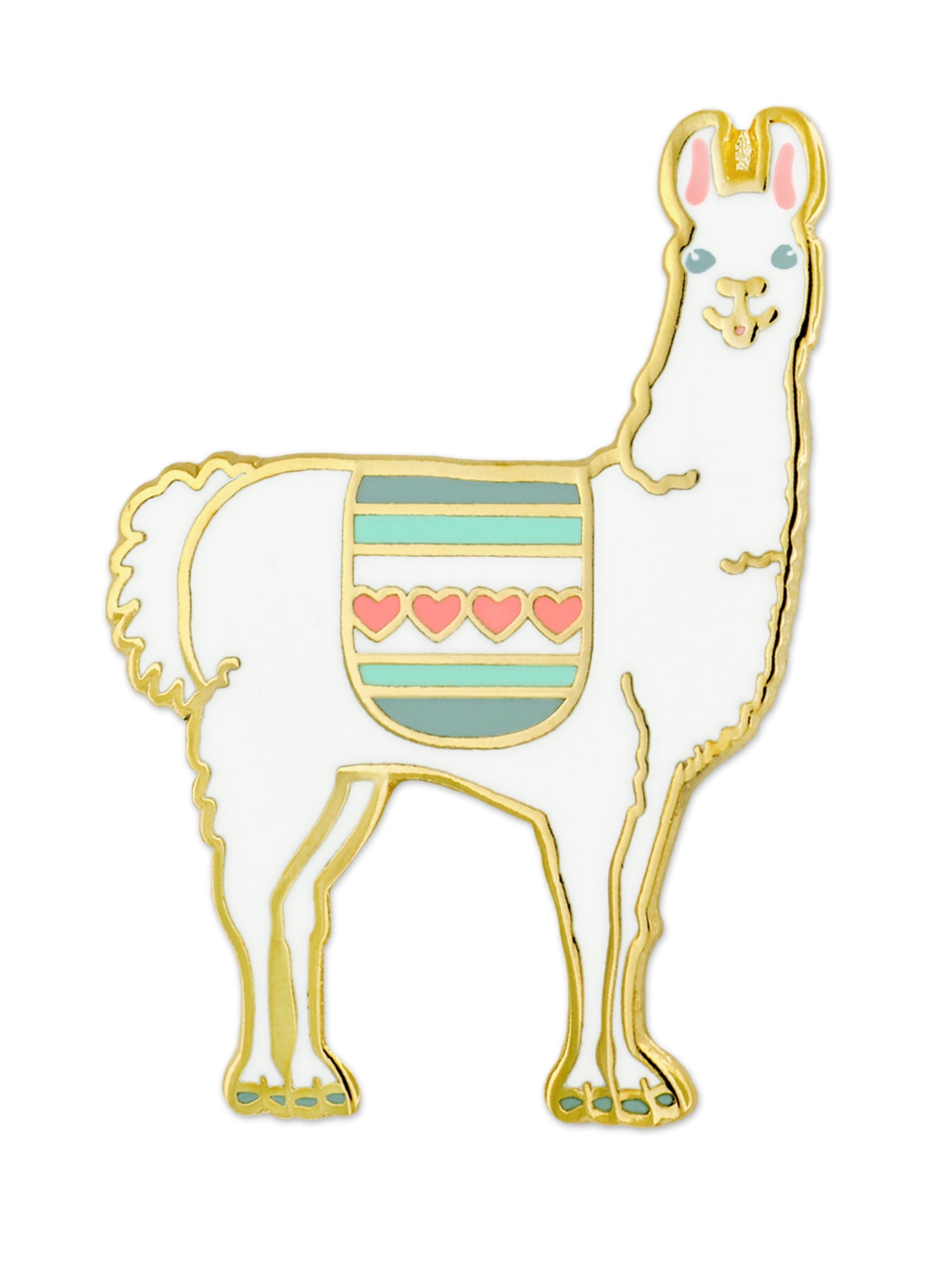 PinMart's Cute Llama Farm Animal Alpaca Enamel Lapel Pin - Walmart.com