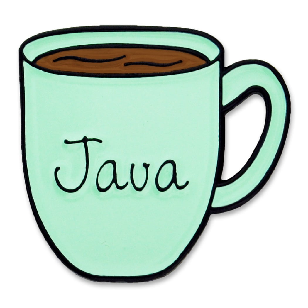 PinMart's Cute Teal Java Coffee Mug Trendy Enamel Lapel Pin - Walmart.com