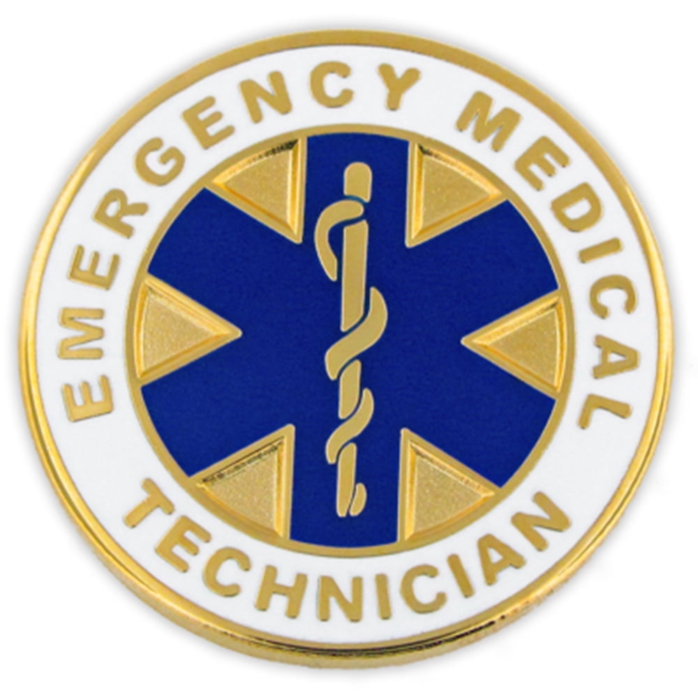 PinMart's Emergency Medical Technician EMT Lapel Pin, 100 Pack of Lapel Pins - Walmart.com