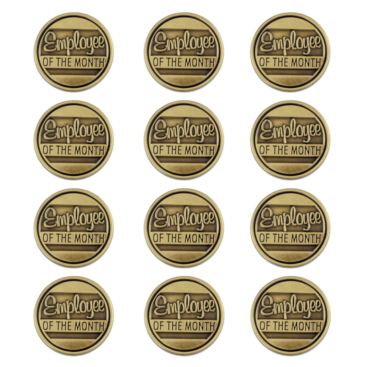 PinMart's Employee of the Month Corporate Recognition 12-Pin Set ...