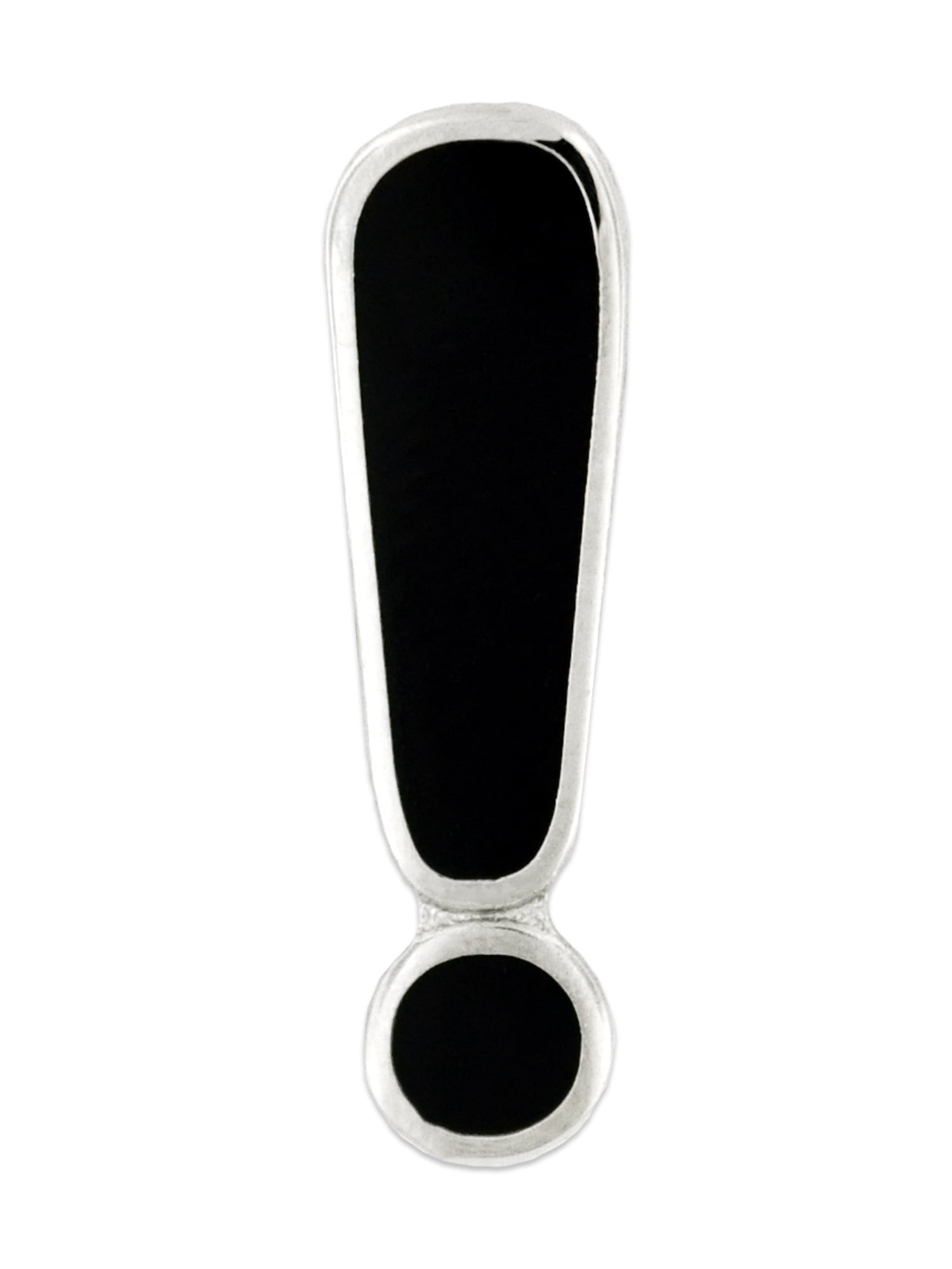 PinMart's Exclamation Point Punctuation Mark Enamel Lapel Pin - Walmart.com