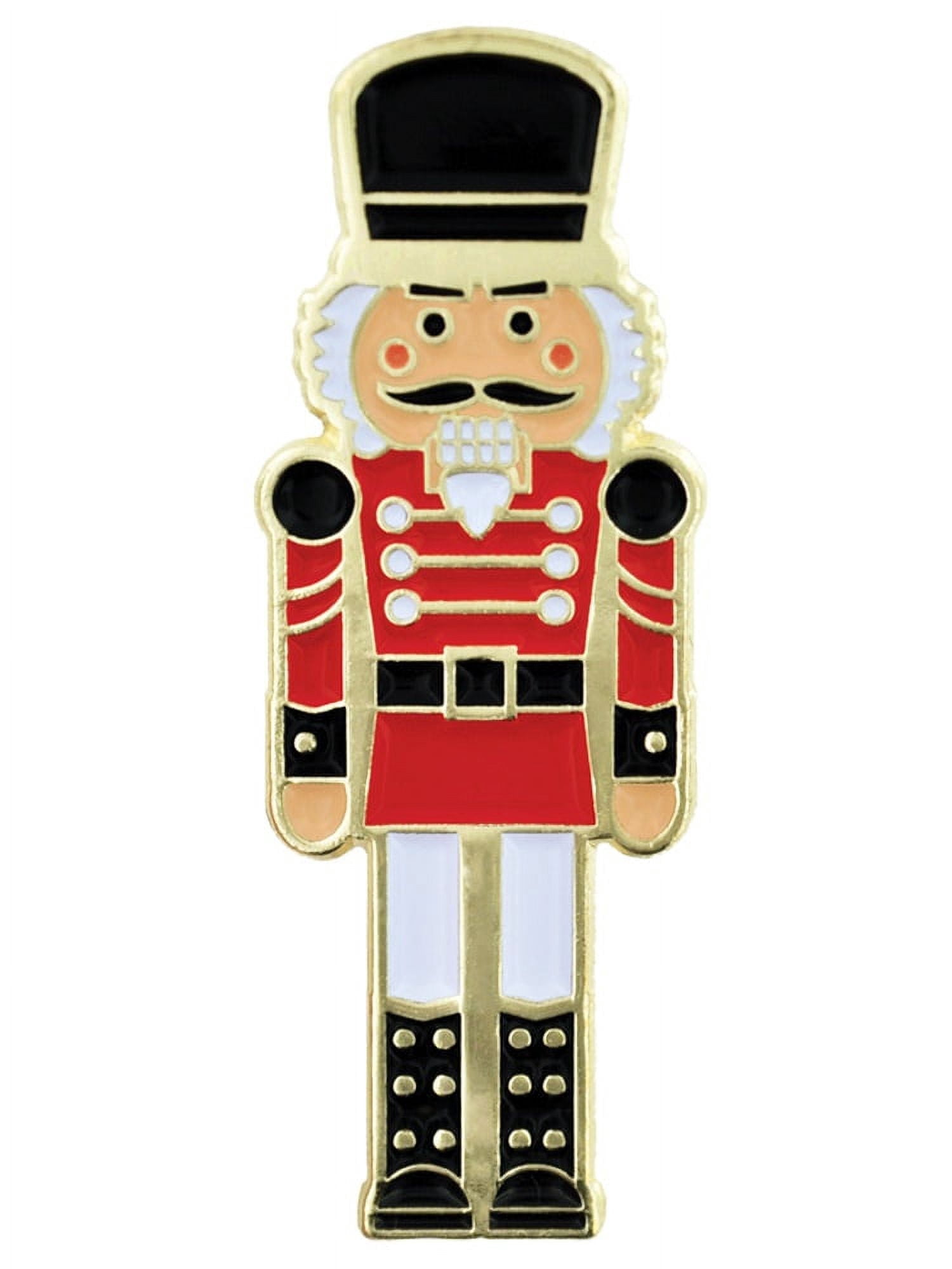 PinMart's Festive Nutcracker Holiday Christmas Enamel Lapel Pin for Men ...