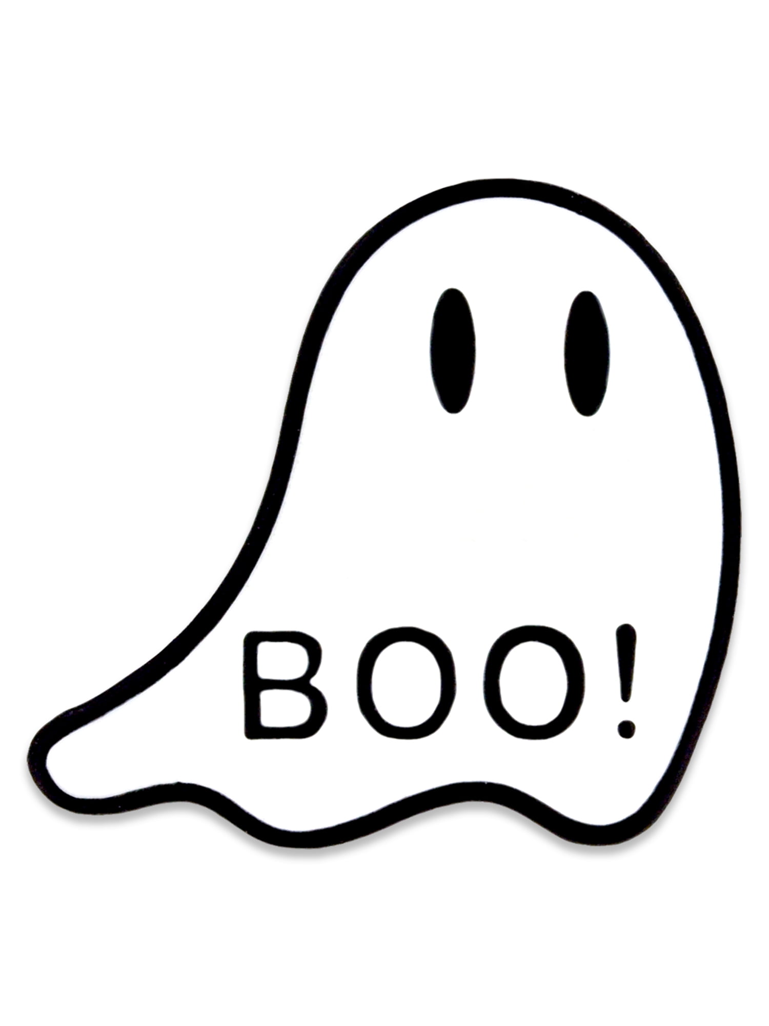 PinMart's Glow In The Dark Ghost Halloween Boo Spooky Enamel Lapel Pin ...