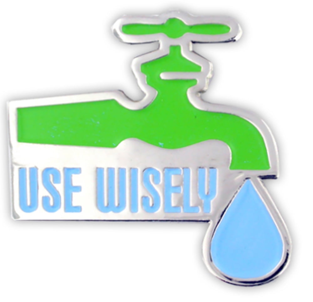 PinMart Enamel Go Green Water Conservation Environmental Awareness ...