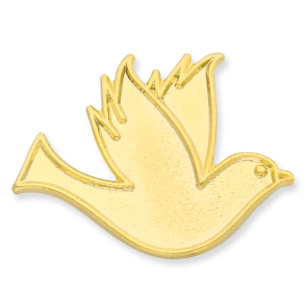 PinMart's Gold Dove Bird Lapel Pin - Walmart.com