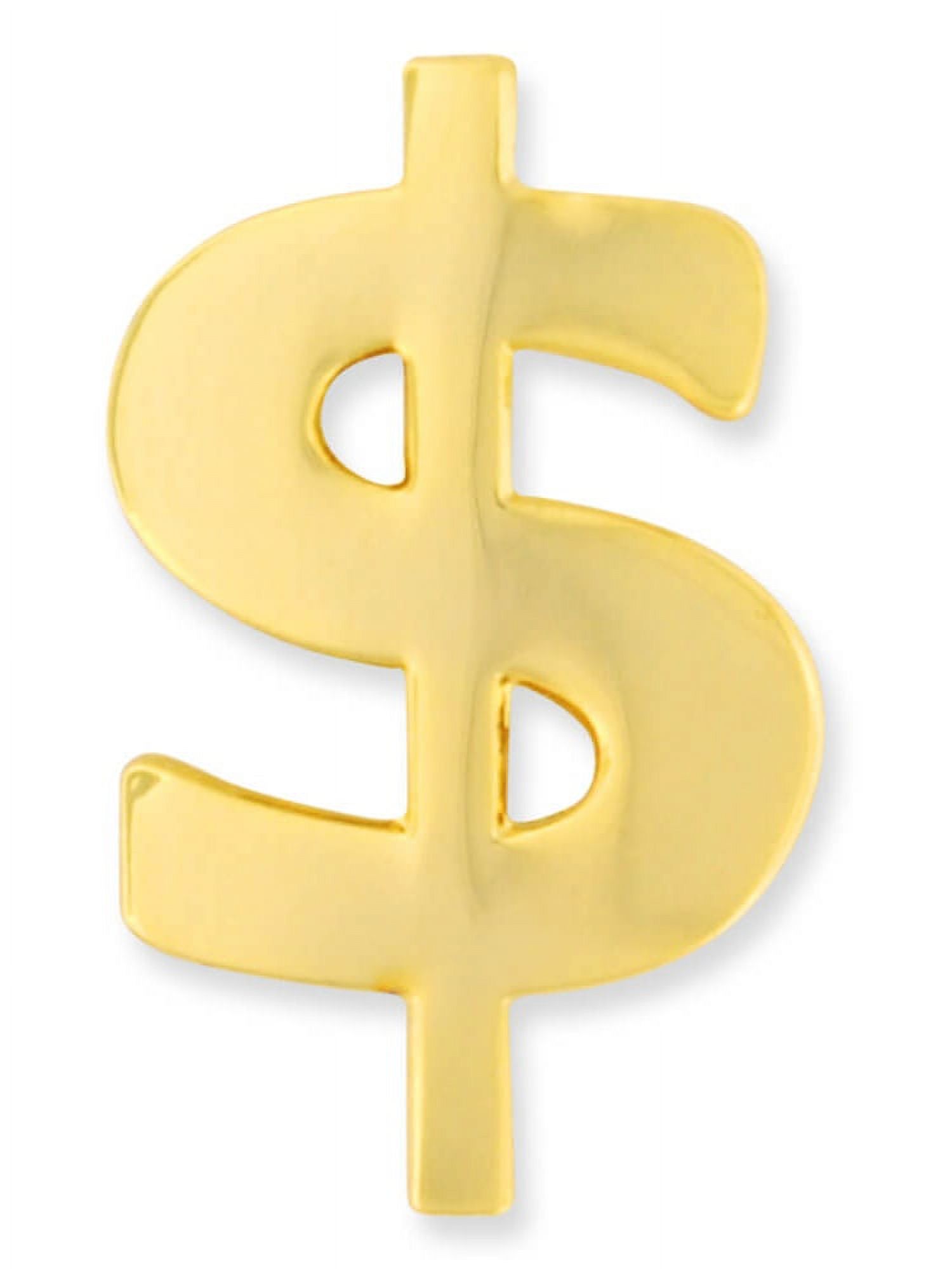 PinMart's Gold Plated Money Dollar Sign Symbol Lapel Pin - Walmart.com