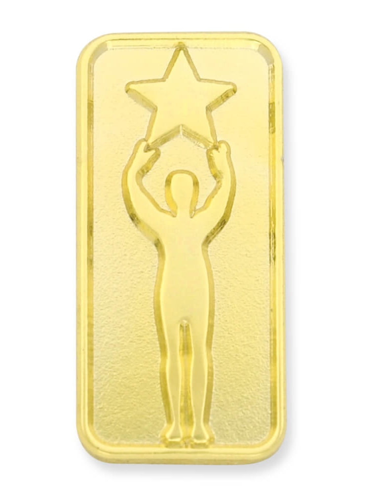 PinMart's Gold Plated Starman Student Employee Recognition Award Lapel ...