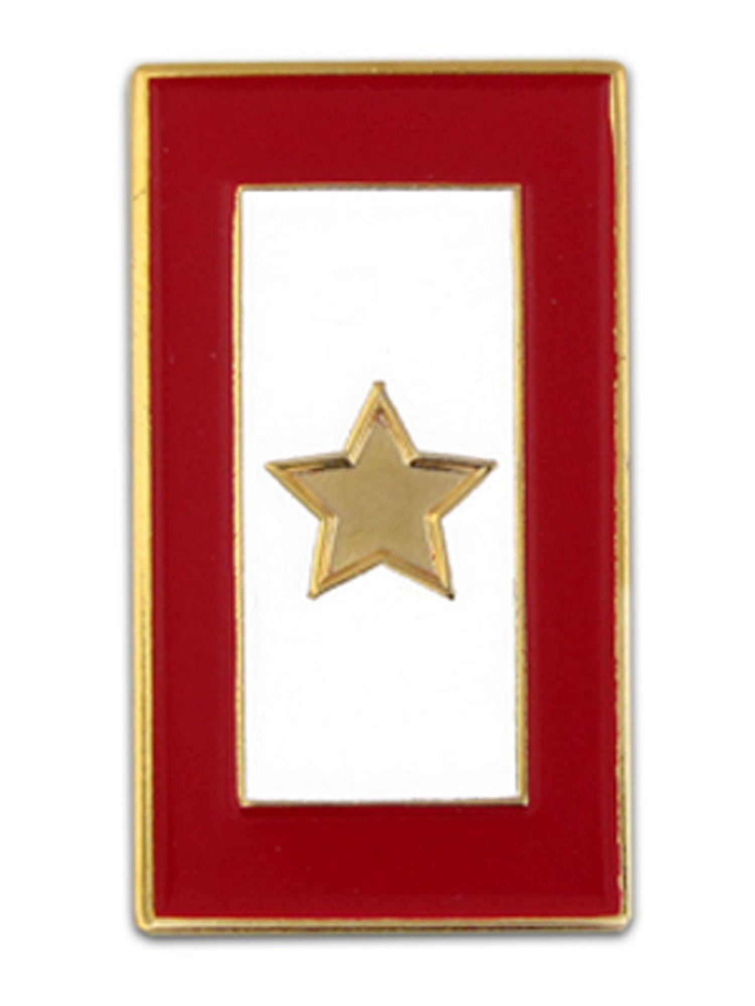 PinMart's Gold Star Service Flag for a Fallen Soldier Enamel Lapel Pin ...