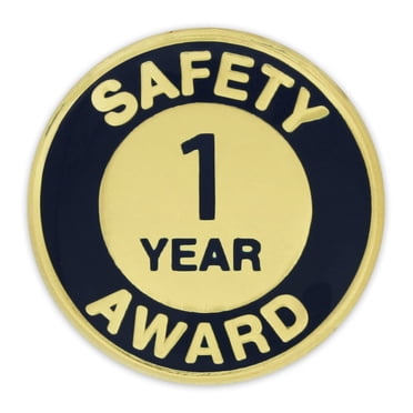PinMart Gold Plated Excellence in Service Year Employee Recognition ...