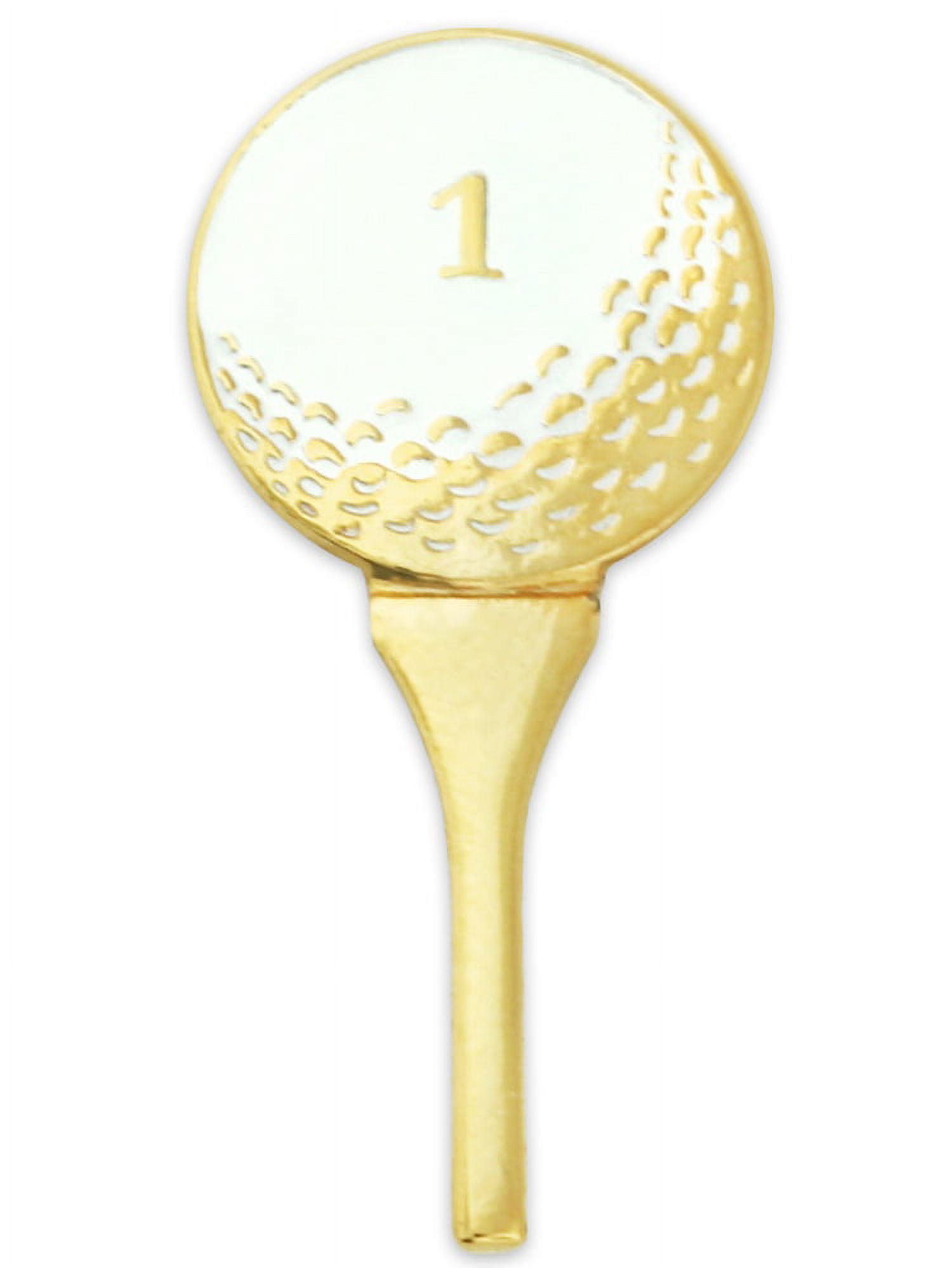 PinMart's Golf Ball and Tee Golfing Enamel Lapel Pin - Walmart.com