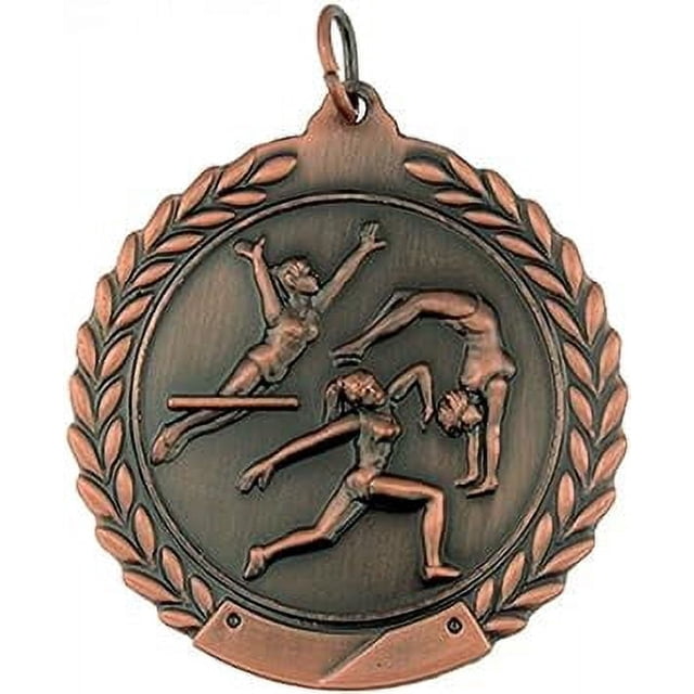 PinMart's Gymnastics Award Single and Bulk Medals - Unisex Award Medals ...