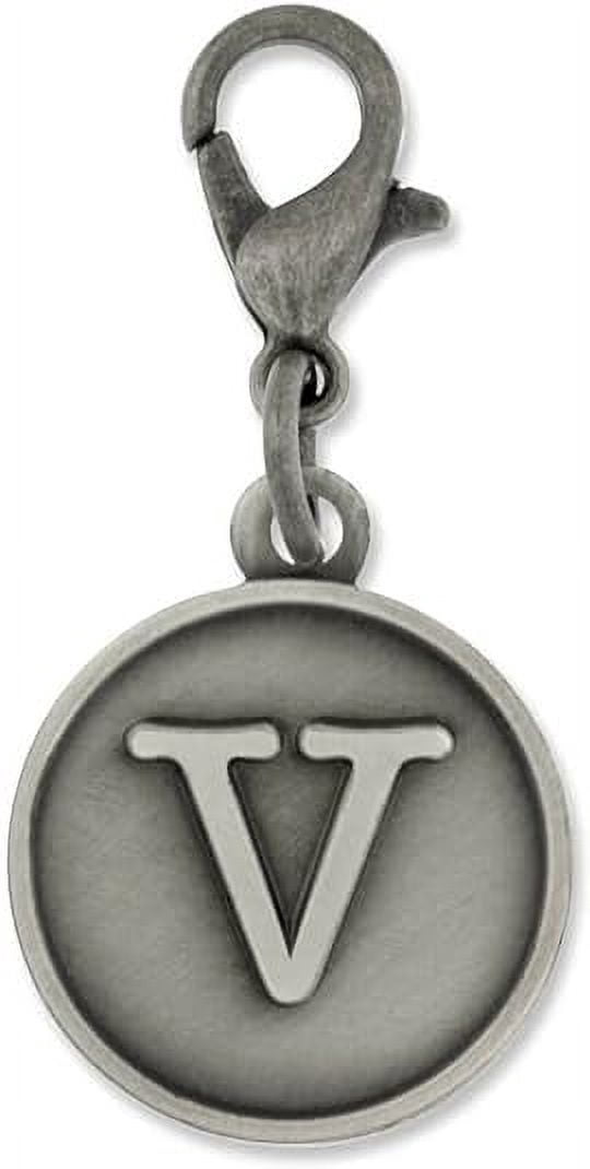 PinMart's Initial V Charm - Walmart.com