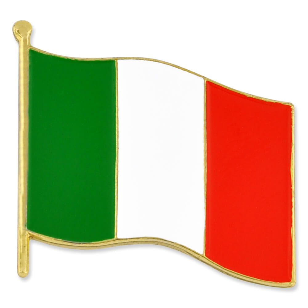 PinMart's Italy Italian World Flag Enamel Lapel Pin 3/4'' - Walmart.com