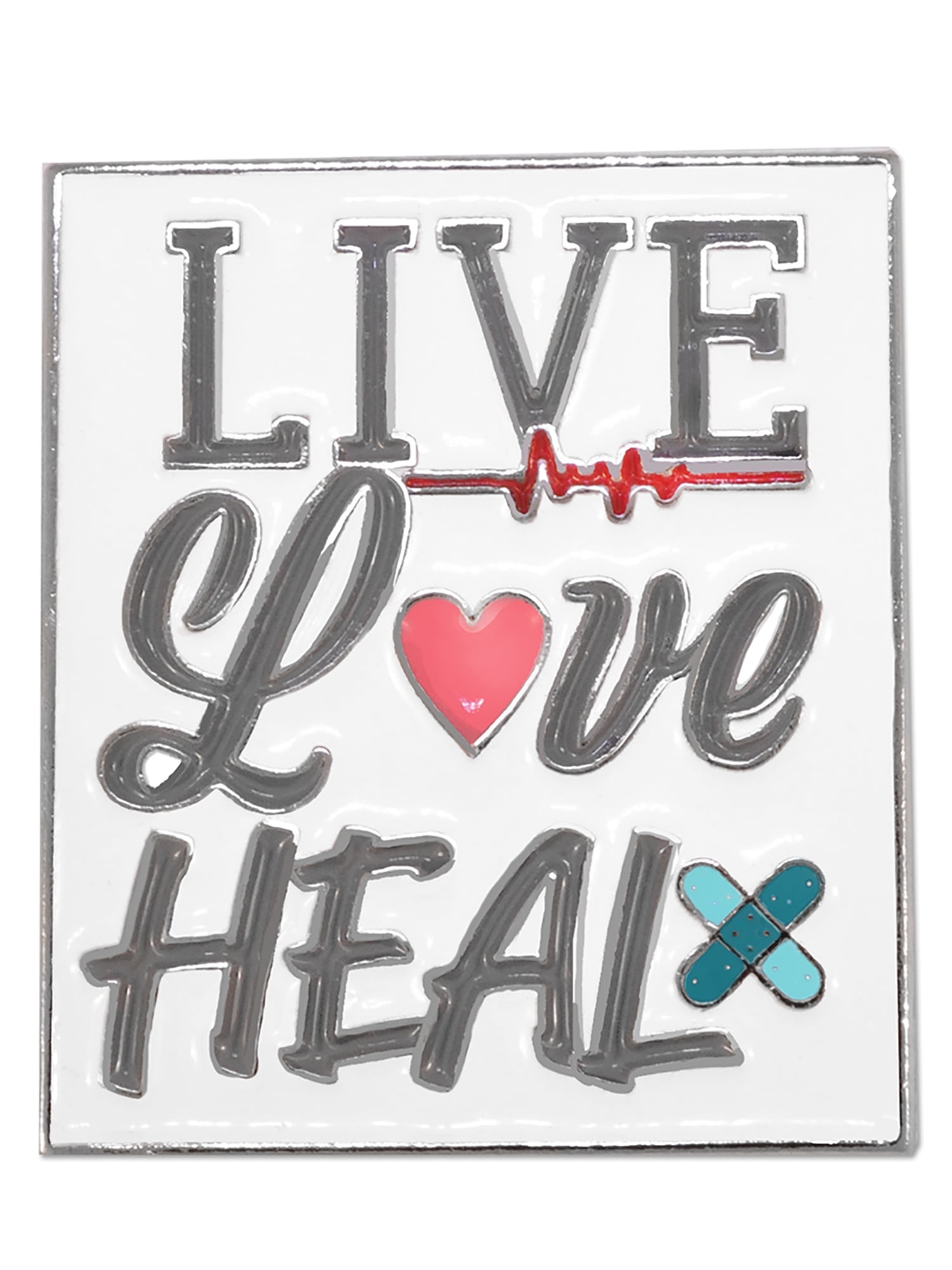 PinMart's Live Love Heal Nursing Appreciation Nurse Graduation Gift Lapel Pin - 50 Pack ...