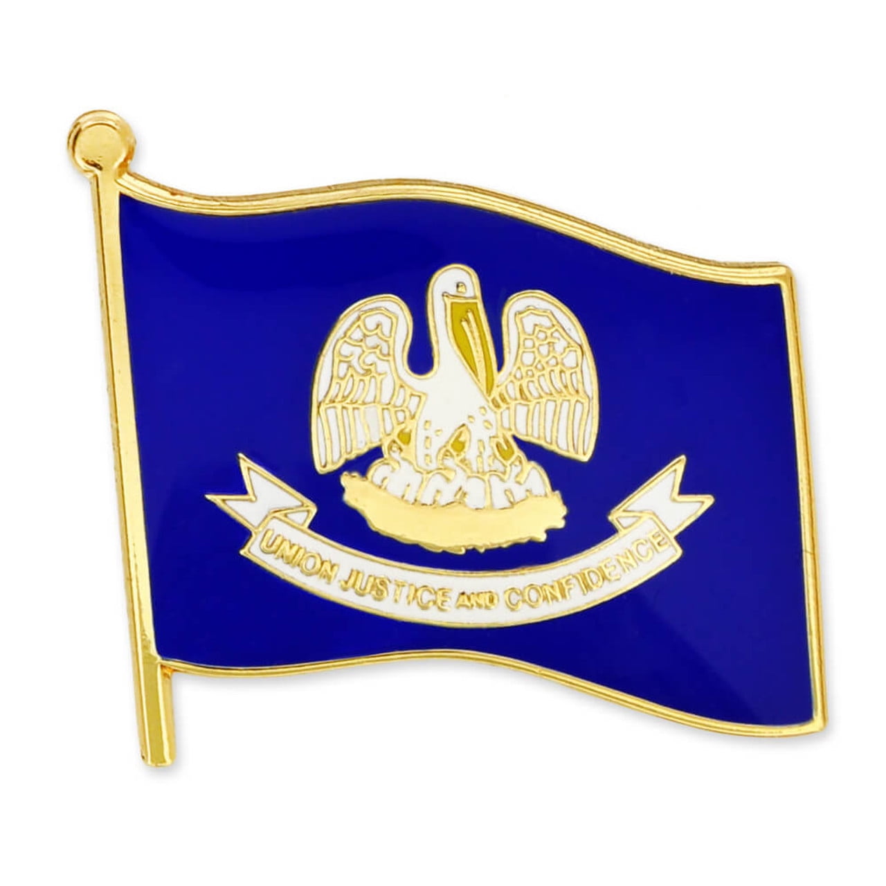 PinMart Louisiana US State Flag LA Enamel Unisex Button Pins - 5 Pack ...