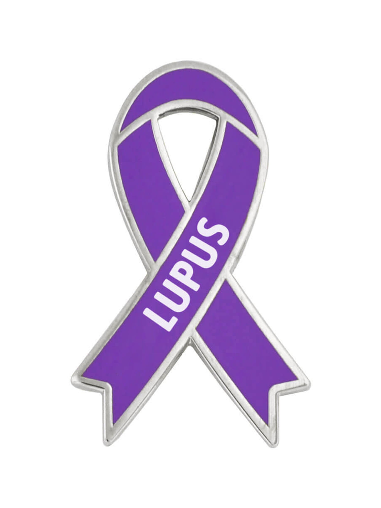 PinMart's Lupus Purple Awareness Ribbon Enamel Lapel Pin - 5 Pack ...