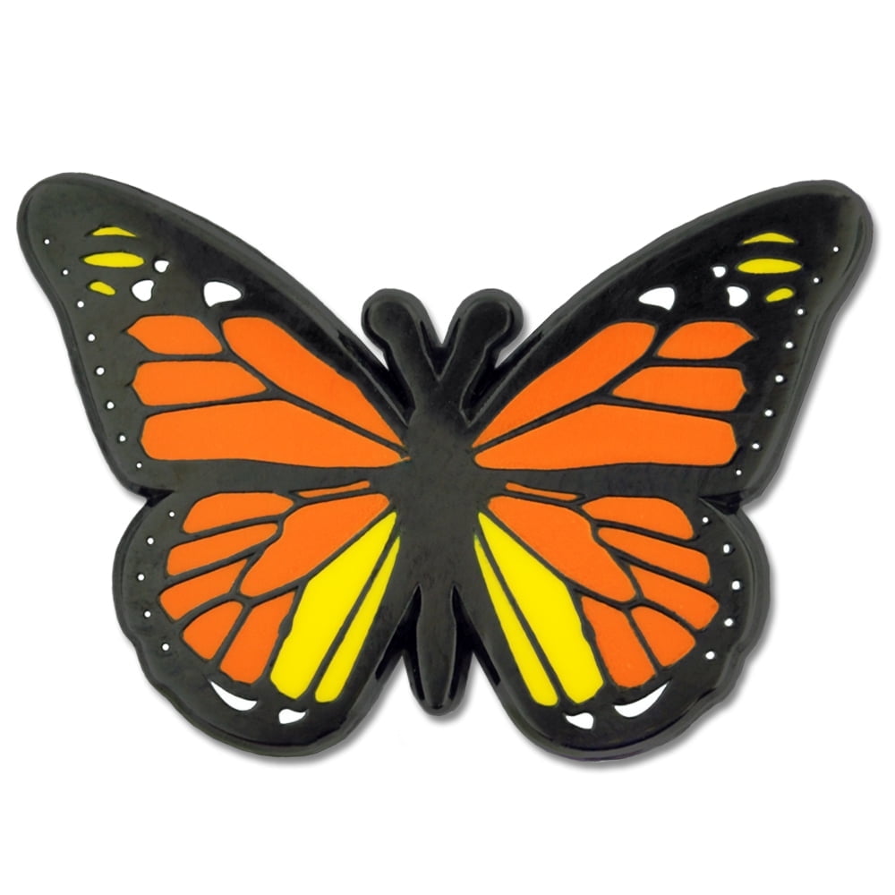 PinMart's Monarch Butterfly Vibrant Insect Enamel Spring Brooch Lapel ...