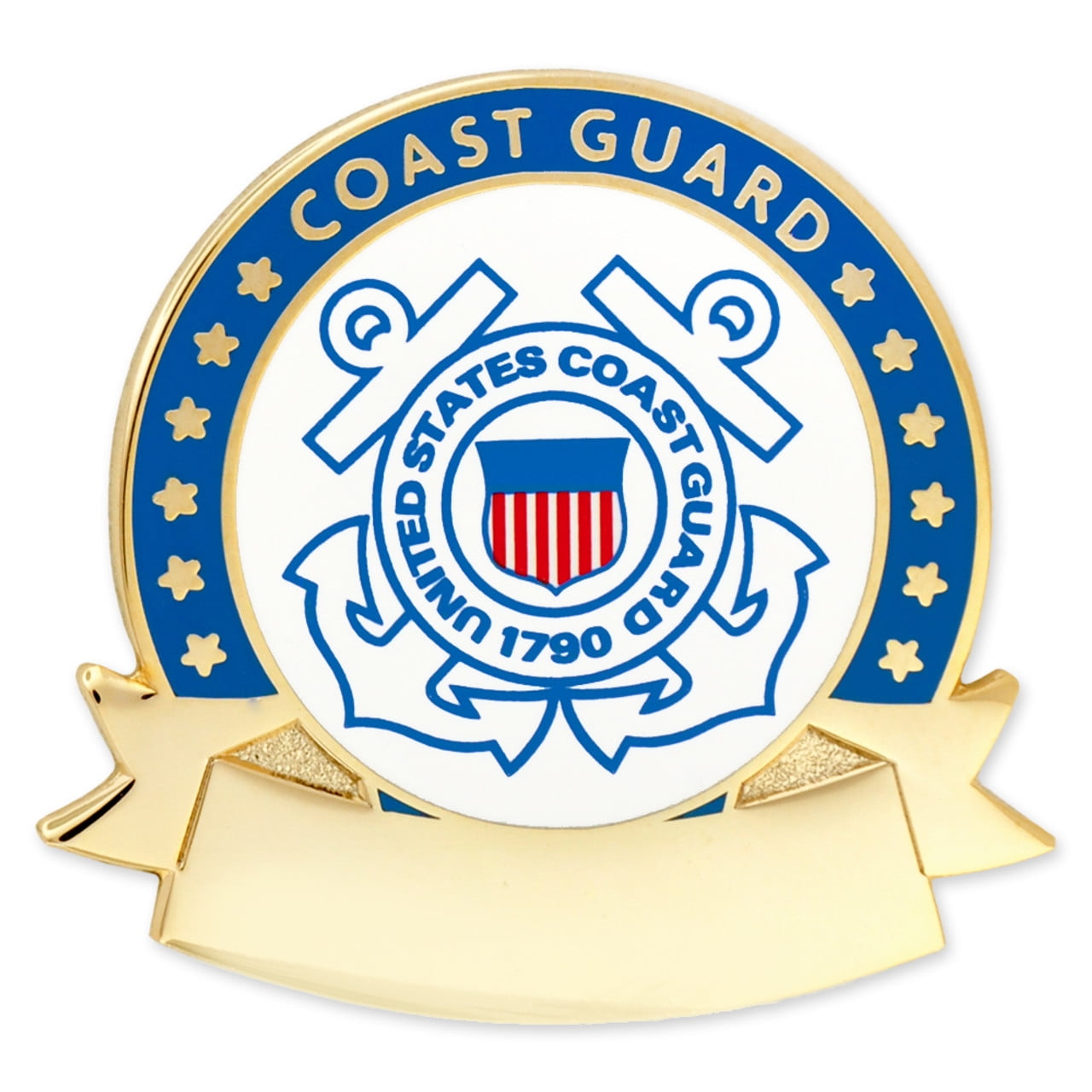 PinMart's Officially Licensed Engravable U.S. Coast Guard Pin - Walmart.com