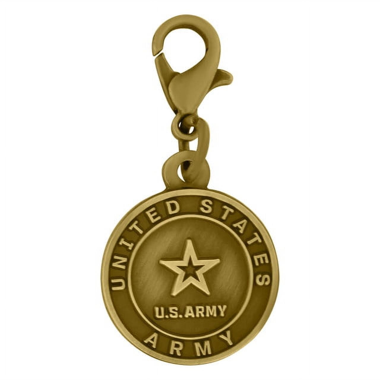 PinMart's Officially Licensed U.S. Army Charm - Gold - Walmart.com