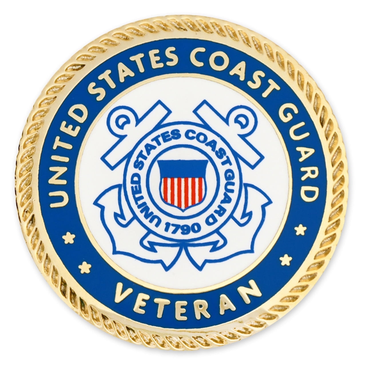 PinMart's Officially Licensed U.S. Coast Guard Veteran Cloisonné Pin ...