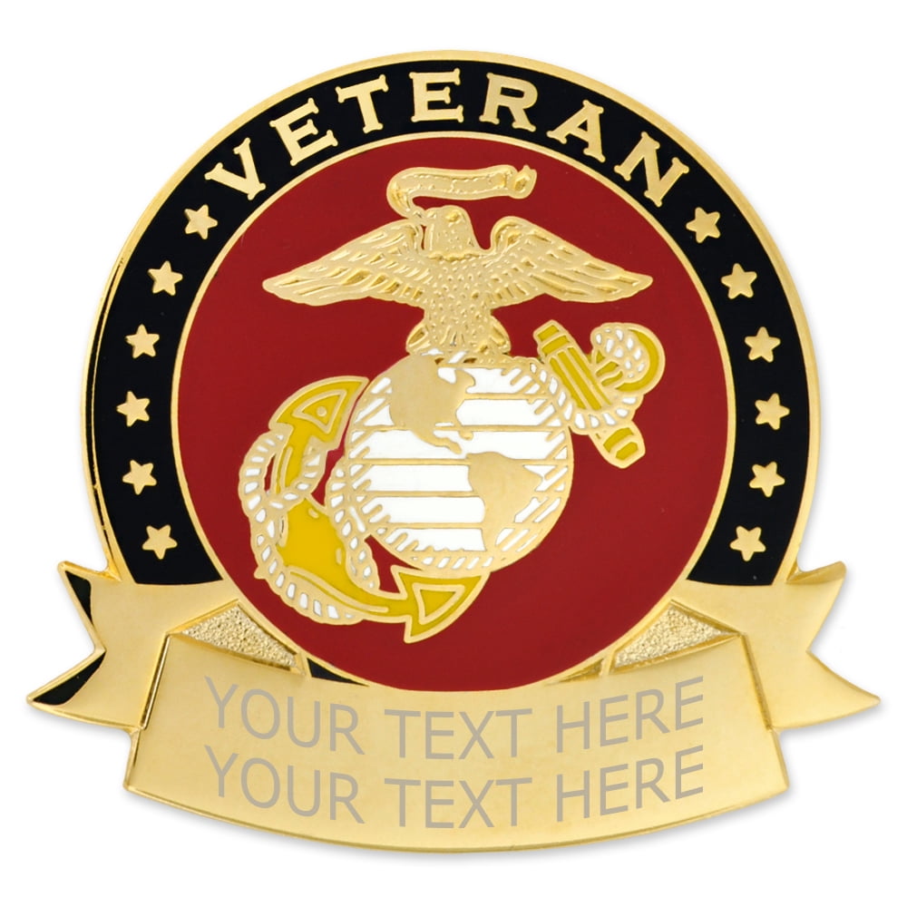 PinMart's Officially Licensed U.S. Marine Corps Veteran Lapel Pin ...