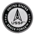 PinMart's Officially Licensed U.S. Space Force Round Logo Embroidered ...