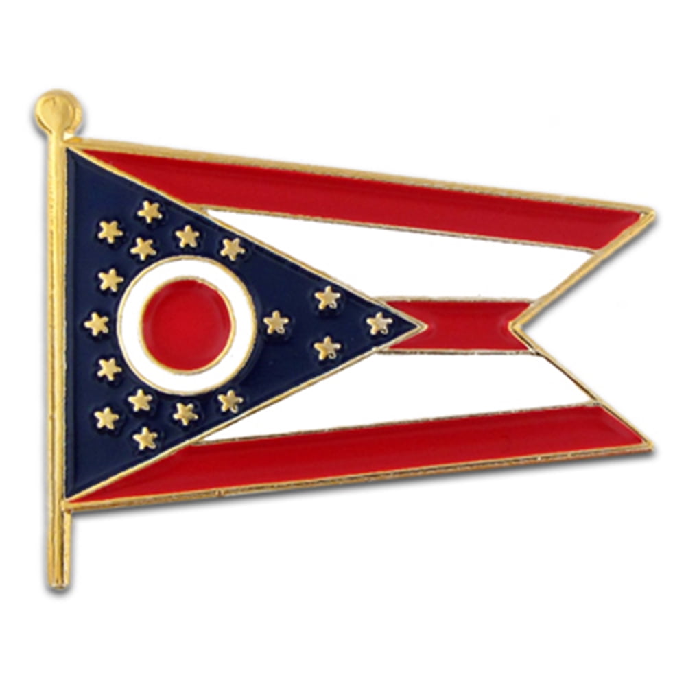 PinMart's State of Ohio Burgee Flag OH Lapel Pin - Walmart.com