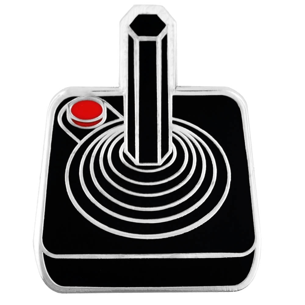 PinMart's Original Retro Joystick Gaming Enamel Lapel Pin - Walmart.com