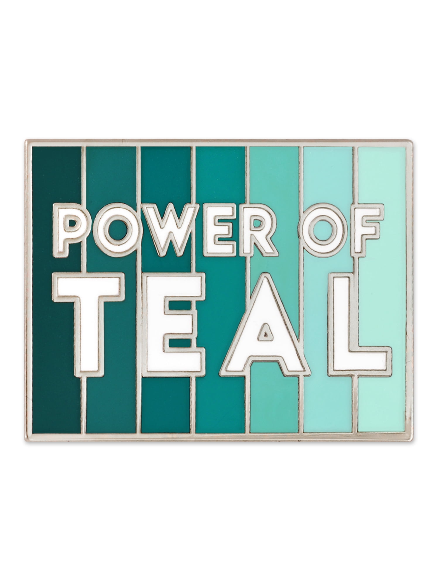 PinMart's Power of Teal Awareness Enamel Lapel Pin - Walmart.com