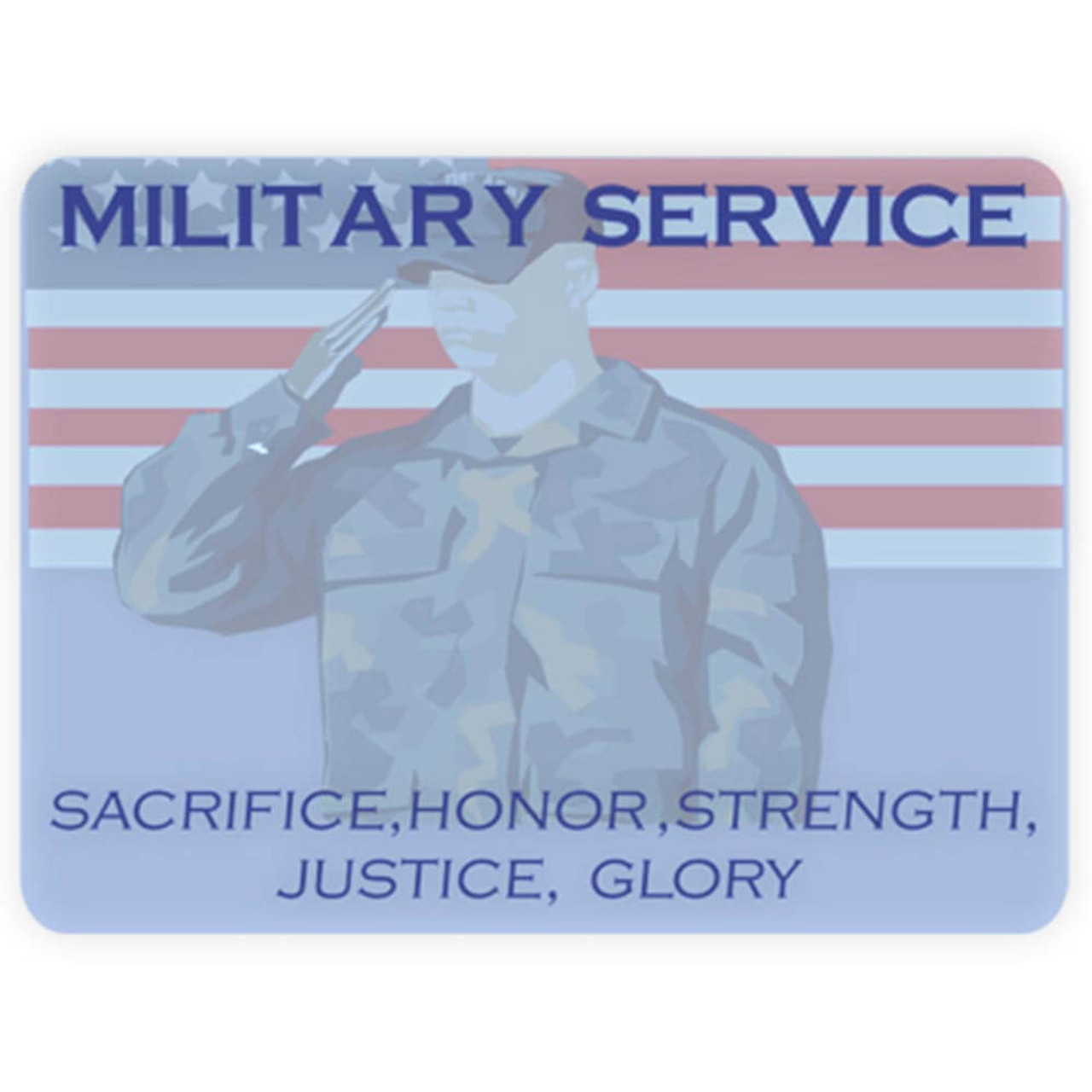 PinMart's Presentation Card - Military Service - 25 PACK - Walmart.com
