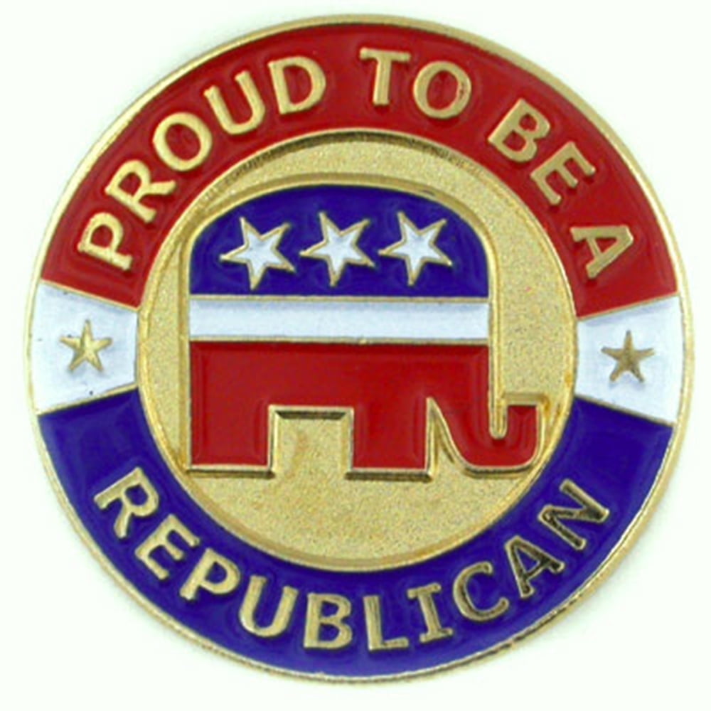 PinMart's Proud to be A Republican Patriotic Political Lapel Pin, 25 ...
