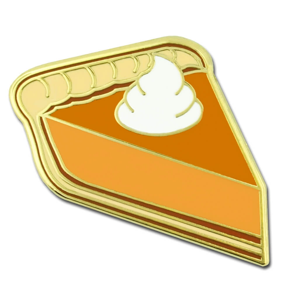 PinMart's Pumpkin Pie Slice Autumn Dessert Food Enamel Lapel Pin ...