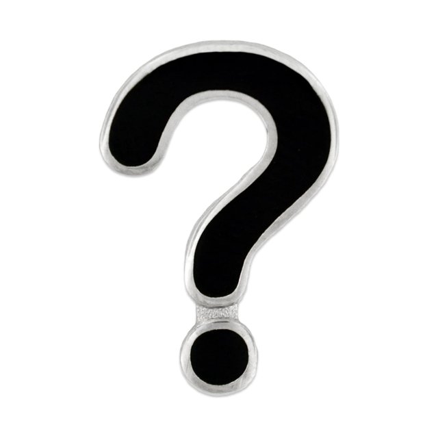 PinMart's Question Mark Punctuation Symbol Enamel Lapel Pin - 5 Pack ...