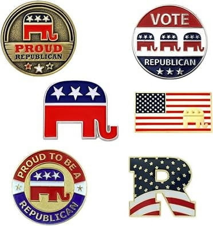 PinMart's Republican Patriotic Political Lapel Pin - Walmart.com