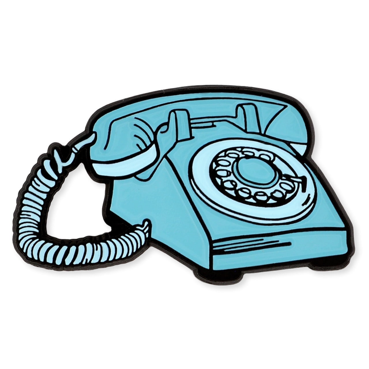 PinMart's Retro Telephone Enamel Pin - Vintage Rotary Dial Lapel ...