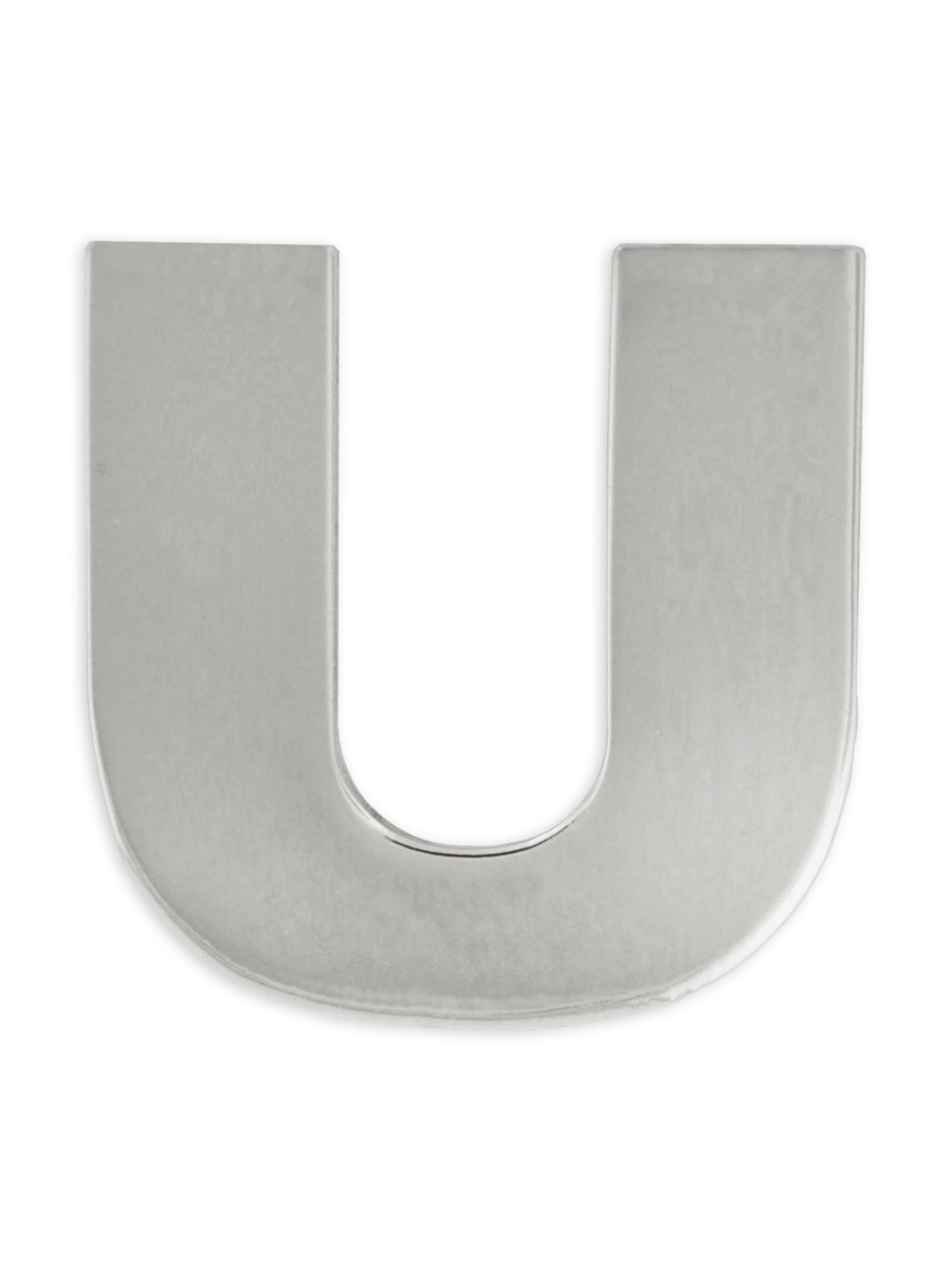 PinMart's Silver Letter U Alphabet Lapel Pin - Walmart.com