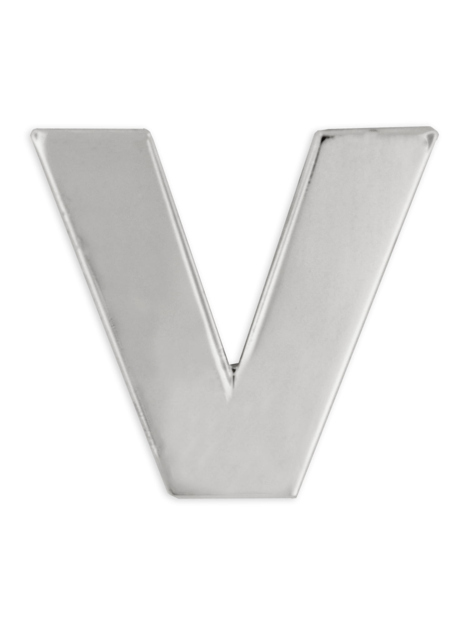 PinMart's Silver Letter V Alphabet Lapel Pin - Walmart.com