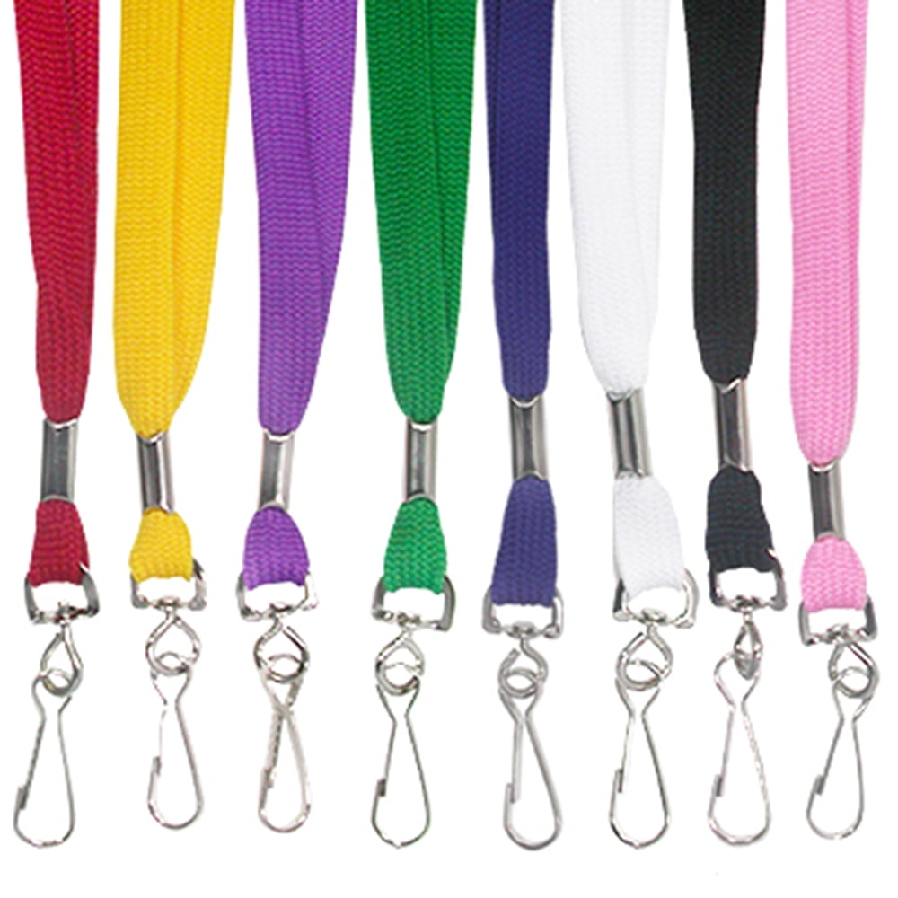 PinMart's Solid Color Tube Lanyard Neck Ribbons - Select Your Qty and ...