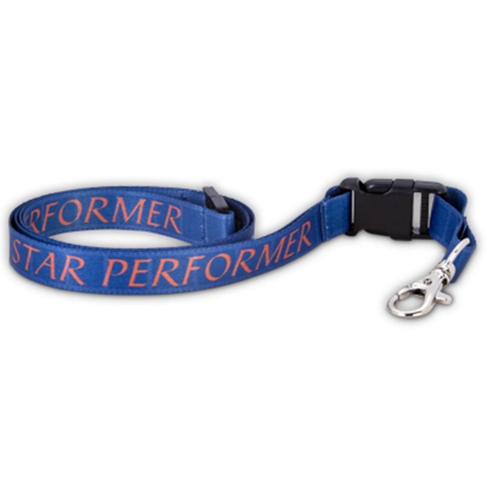 PinMart's Star Performer Full Color Lanyard w/ Safety Release - Walmart.com