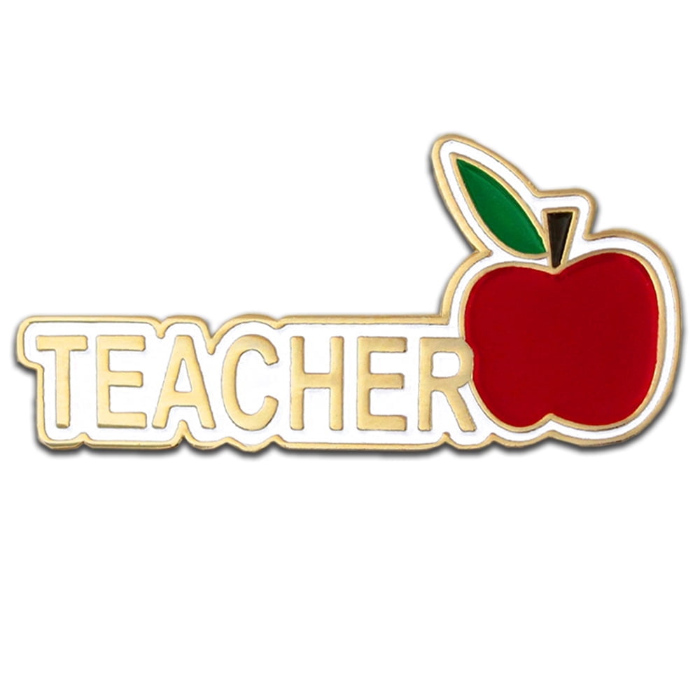 PinMart's Teacher Red Apple Appreciation Gift Recognition Lapel Pin 1-1 ...