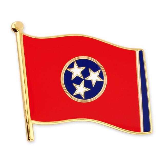 PinMart Enamel Tennessee US State Flag TN Button Pins - 5 Pack ...