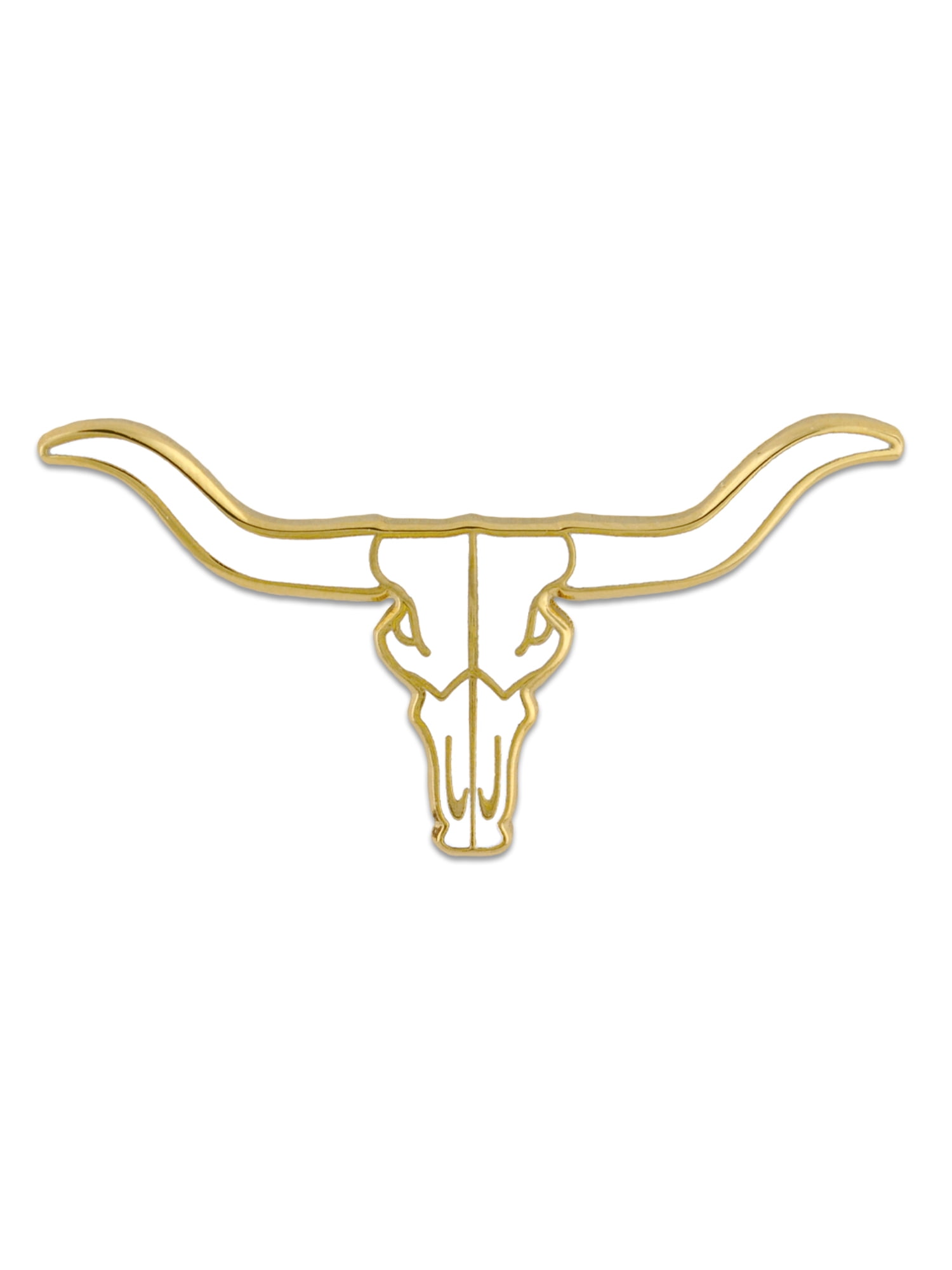 PinMart's Texas Cow Skull Longhorn Western Antlers Enamel Lapel Pin ...