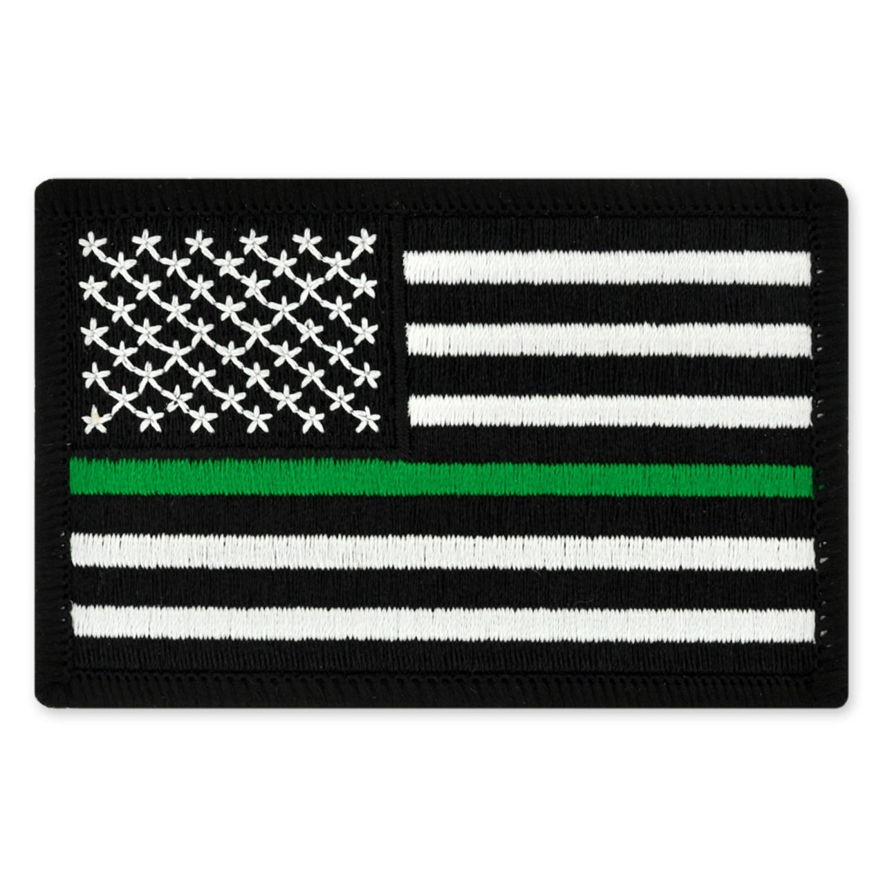 PinMart's Thin Green Line Flag Patch - Walmart.com