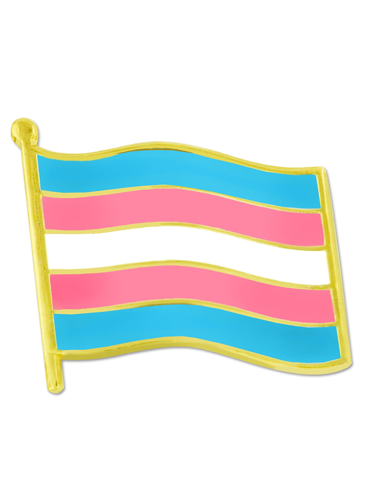 PinMart's Transgender Flag LGBTQ Trans Enamel Lapel Pin Jewelry - 50 ...