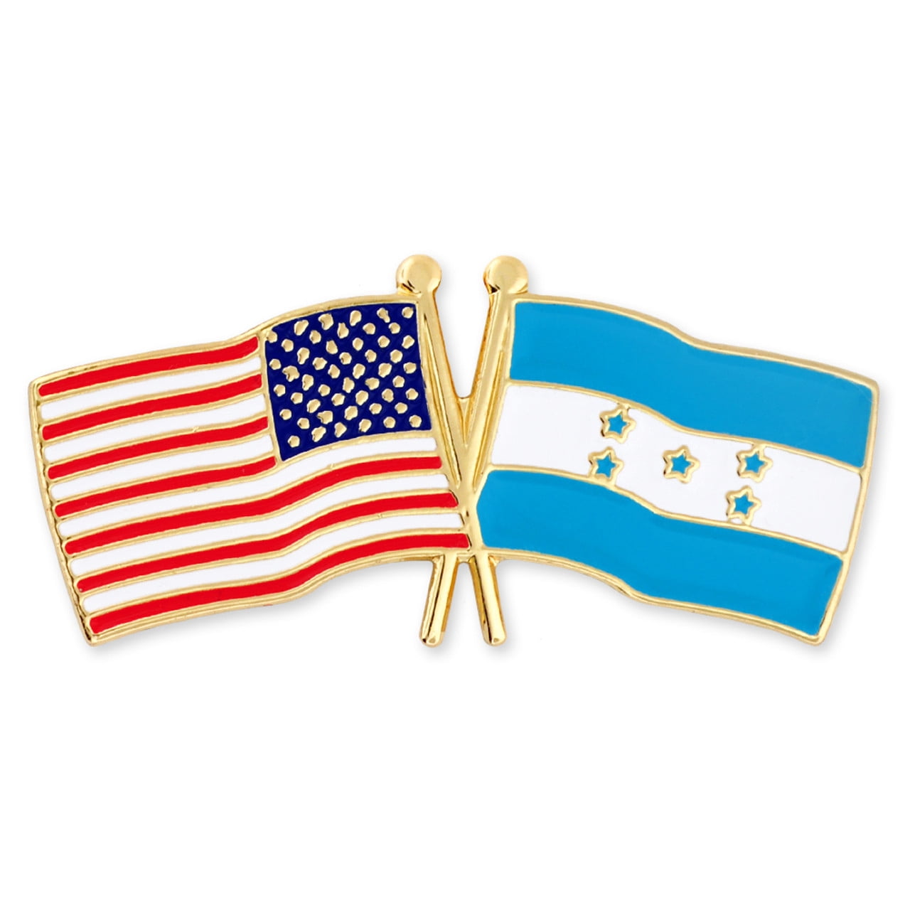 PinMart's USA and Honduras Flag Pin - Walmart.com