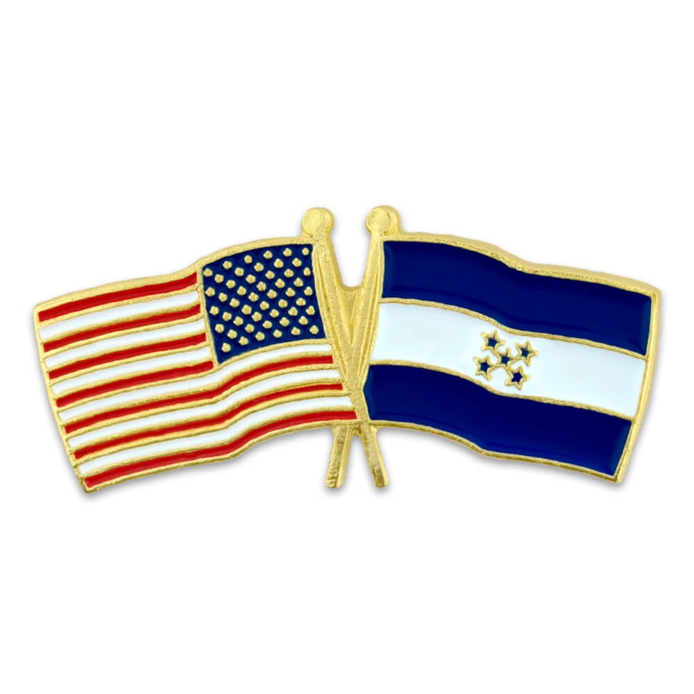 PinMart's USA and Honduras Flag Pin - Walmart.com