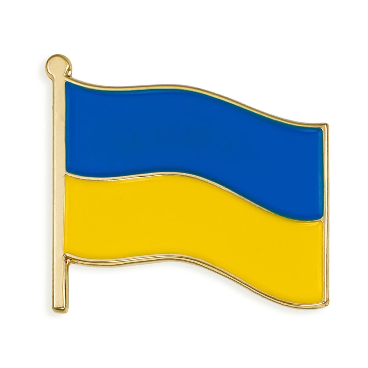 PinMart's Ukraine World Flag Enamel Lapel Pin - Walmart.com