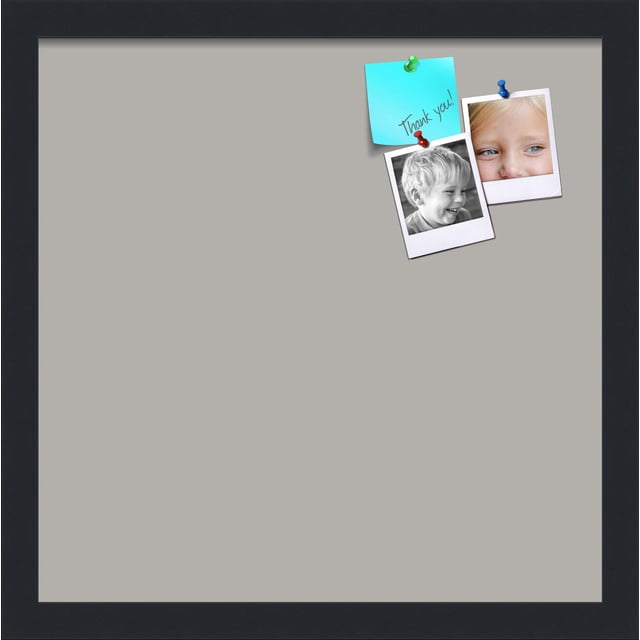 PinPix 15x15 Custom Cork Bulletin Board Dark Stone Poster Board Has a ...